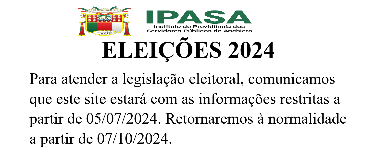 IPASA - INSTITUTO DE PREVIDÊNCIA DOS SERVIDORES PÚBLICOS DE ANCHIETA